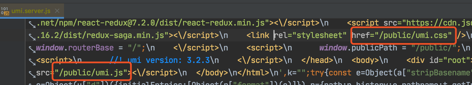 [SSR]umi.server.js内容hash丢失 · Issue #4844 · umijs/umi · GitHub