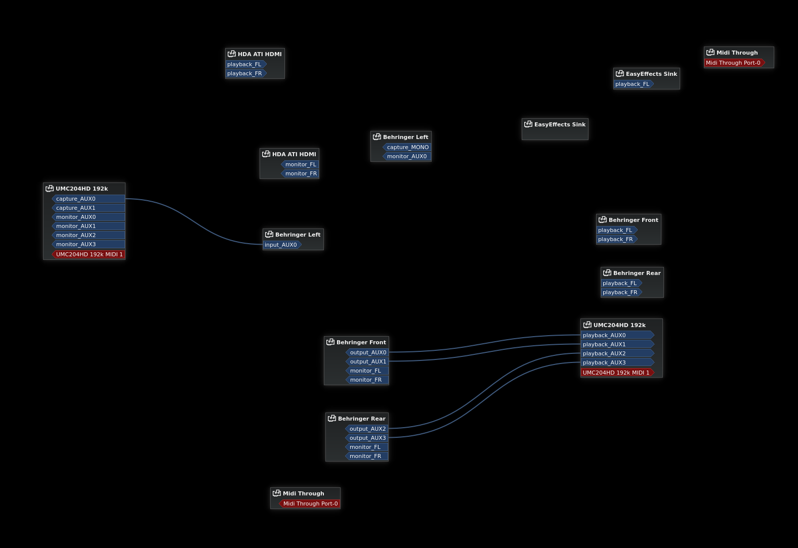 Starting EasyEffects messes up PipeWire node links · Issue #1306 · wwmm/easyeffects · GitHub