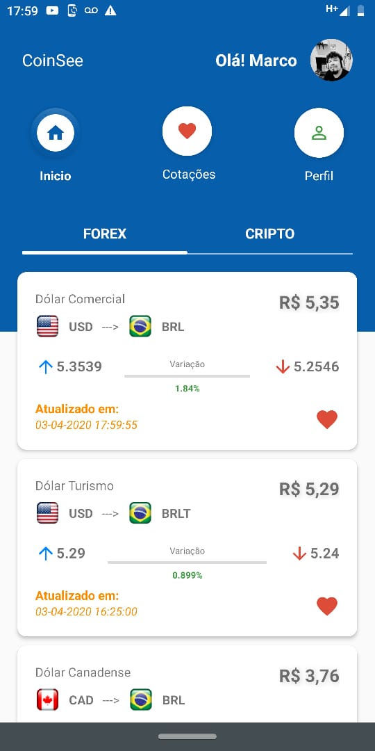GitHub - nuLL-cmd/coin_see_app_android_public: The project was conceived, due to the need to be ...