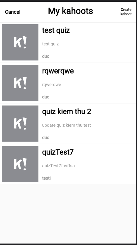GitHub - idiosyncrasy00/kahoot_application: Kahoot application