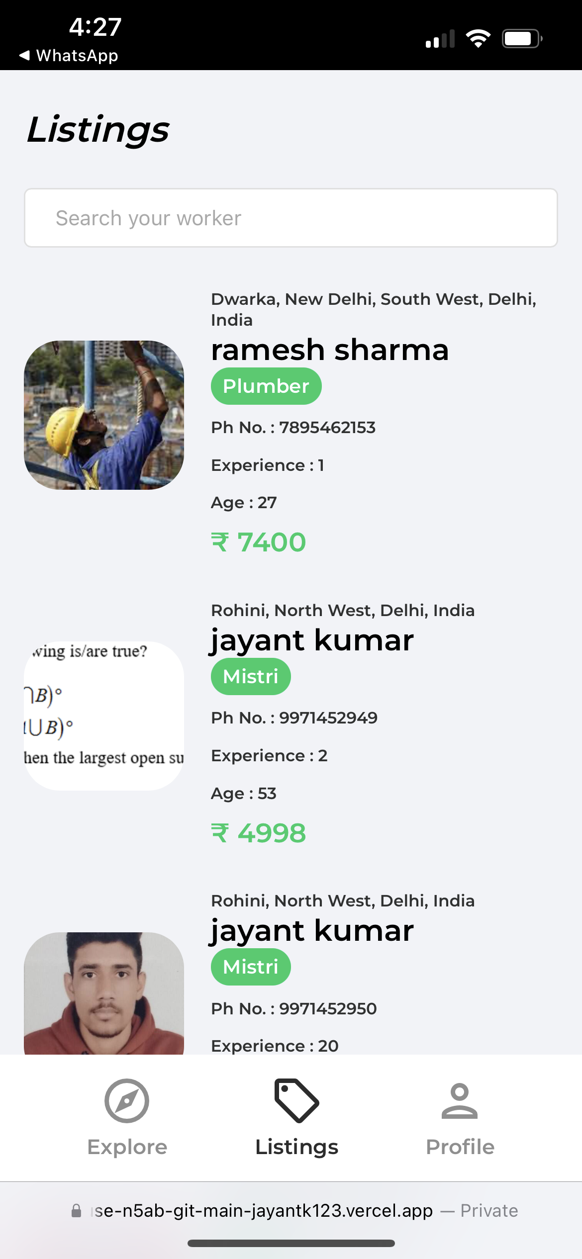 KamDhandha: Ab kaam dhundho ghar se · Issue #3 · Mukul1312/ProblemStatements2 · GitHub