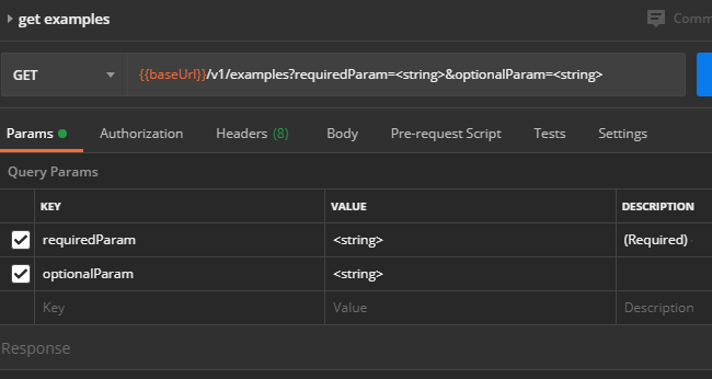 Possibility to disable optional request parameters while importing from OpenAPI · Issue #8410 ...