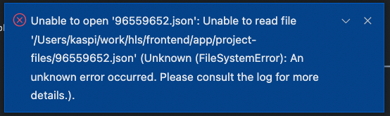 MacOS soft linked directory in Project directory listing/access not permitted within VSCode ...