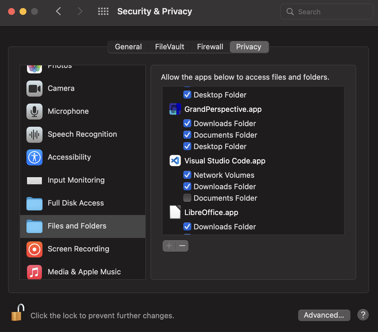 MacOS soft linked directory in Project directory listing/access not permitted within VSCode ...