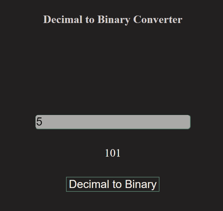 GitHub - biki0/binary-decimal-converter: Converts binary numbers to ...
