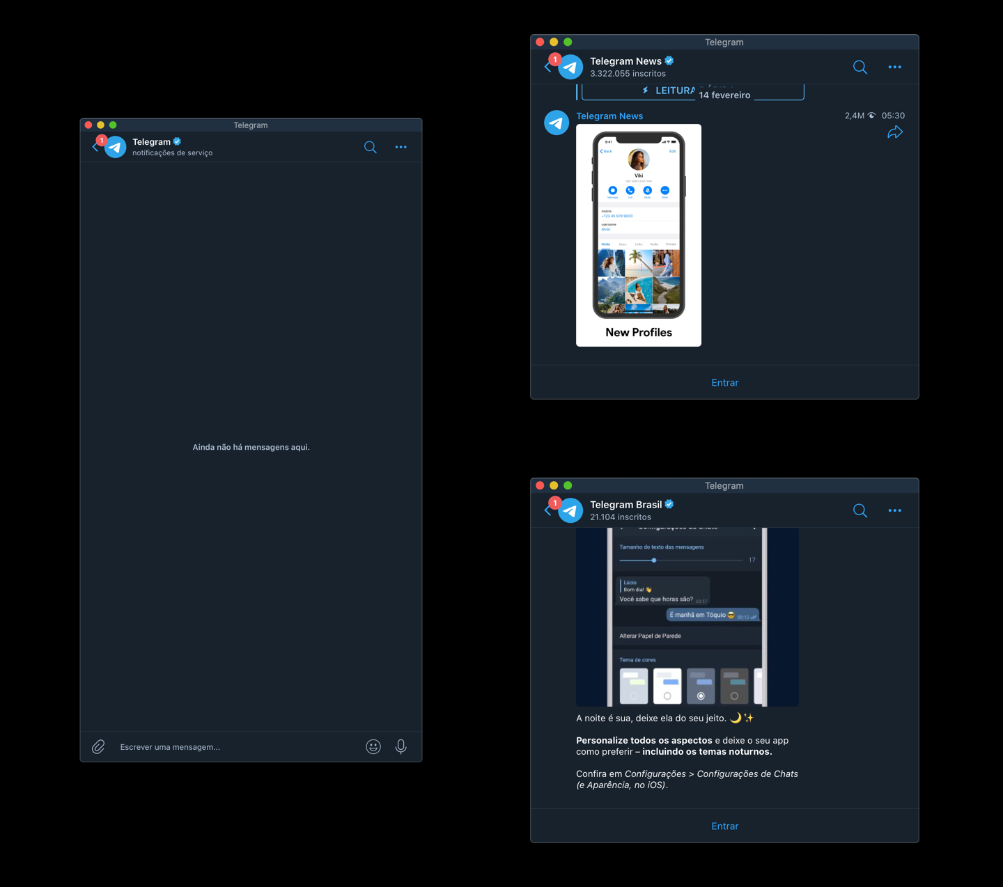Open chat in a new window · Issue #426 · overtake/TelegramSwift · GitHub