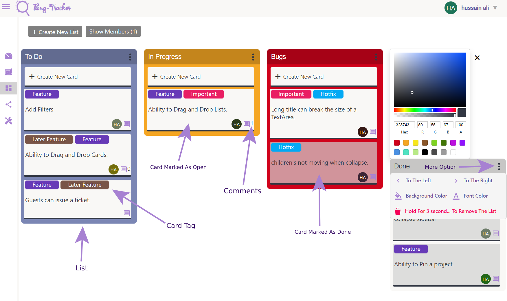 GitHub - HussainAlii/bug-tracker: Bug-Tracker is a task management web ...