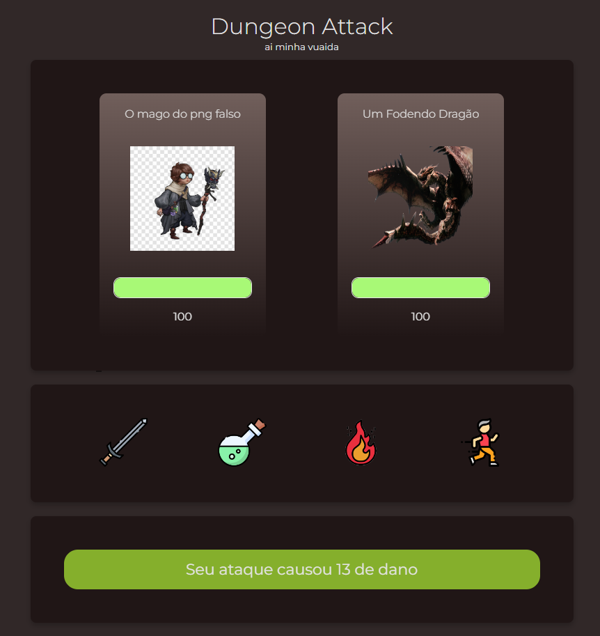 GitHub - italomagnov/dungeonAttack: Projeto realizado com o intuito de aprender os princípios ...