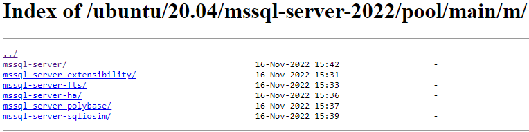 Mssql Server Is Is Not Contained In The Ubuntu 2004 Repos Installation Instructions Cannot Be
