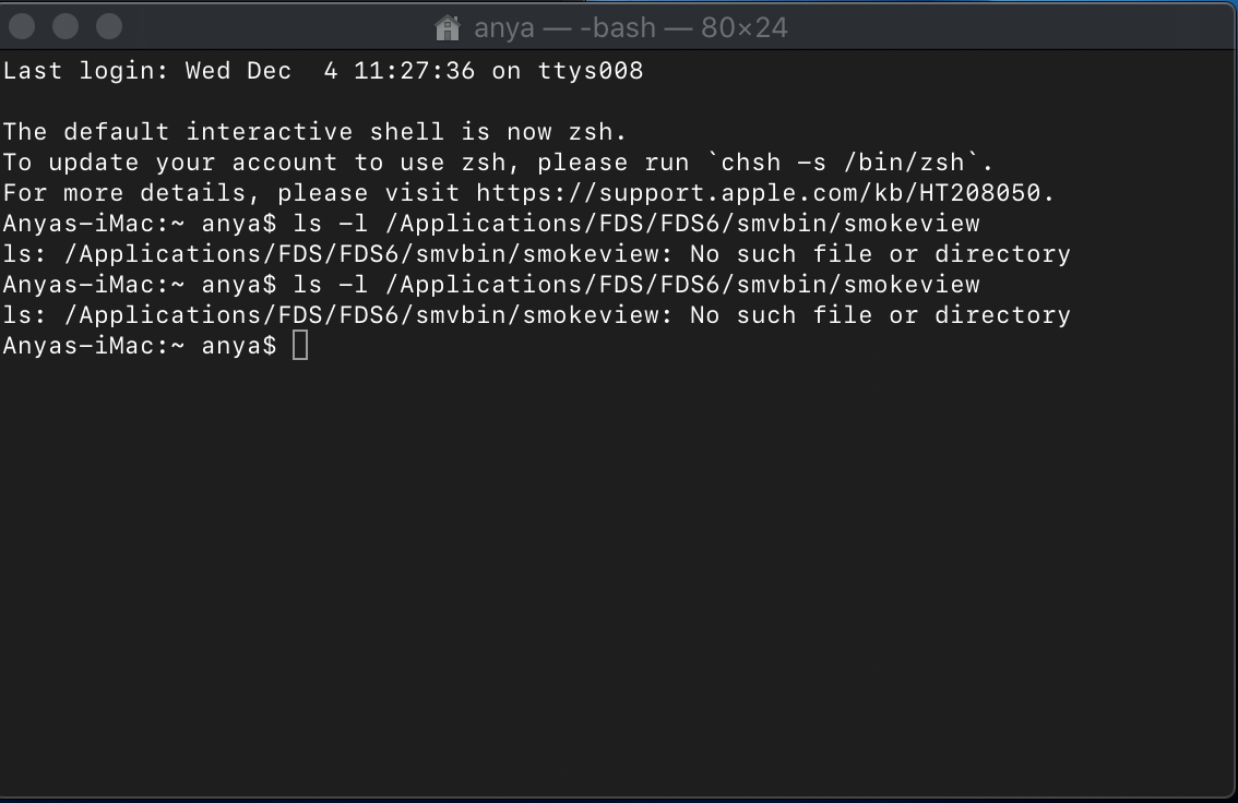 Running fds/smv example files on mac · Issue #7826 · firemodels/fds · GitHub