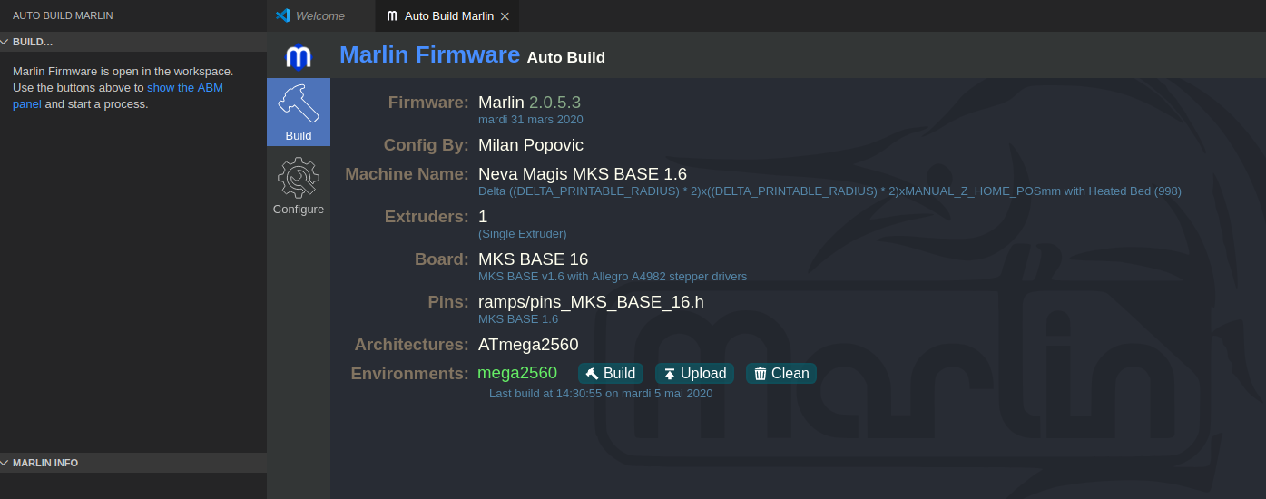 Auto Build Marlin build page blank · Issue #12 · MarlinFirmware/AutoBuildMarlin · GitHub
