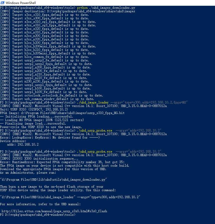 X310 FPGA Compatibility issue with 3.15 LTS version · Issue #314 ...