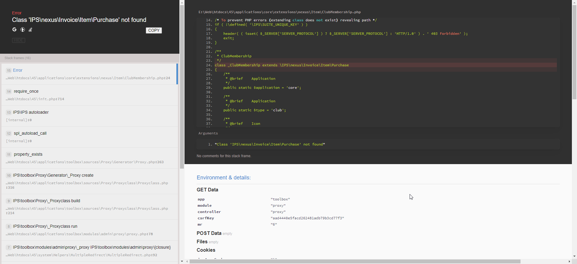 Error While Creating Proxy Classes · Issue 19 · Codingjungletoolbox · Github