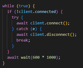 Reconnection problem · Issue #334 · gram-js/gramjs · GitHub