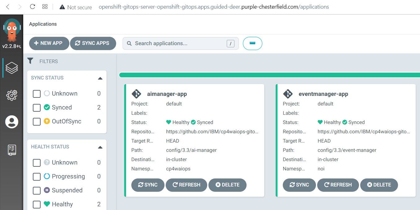 Deploy CP4WAIOSP on AWS Cloud with GitOps · Issue #30 · IBM/cp4waiops-gitops · GitHub