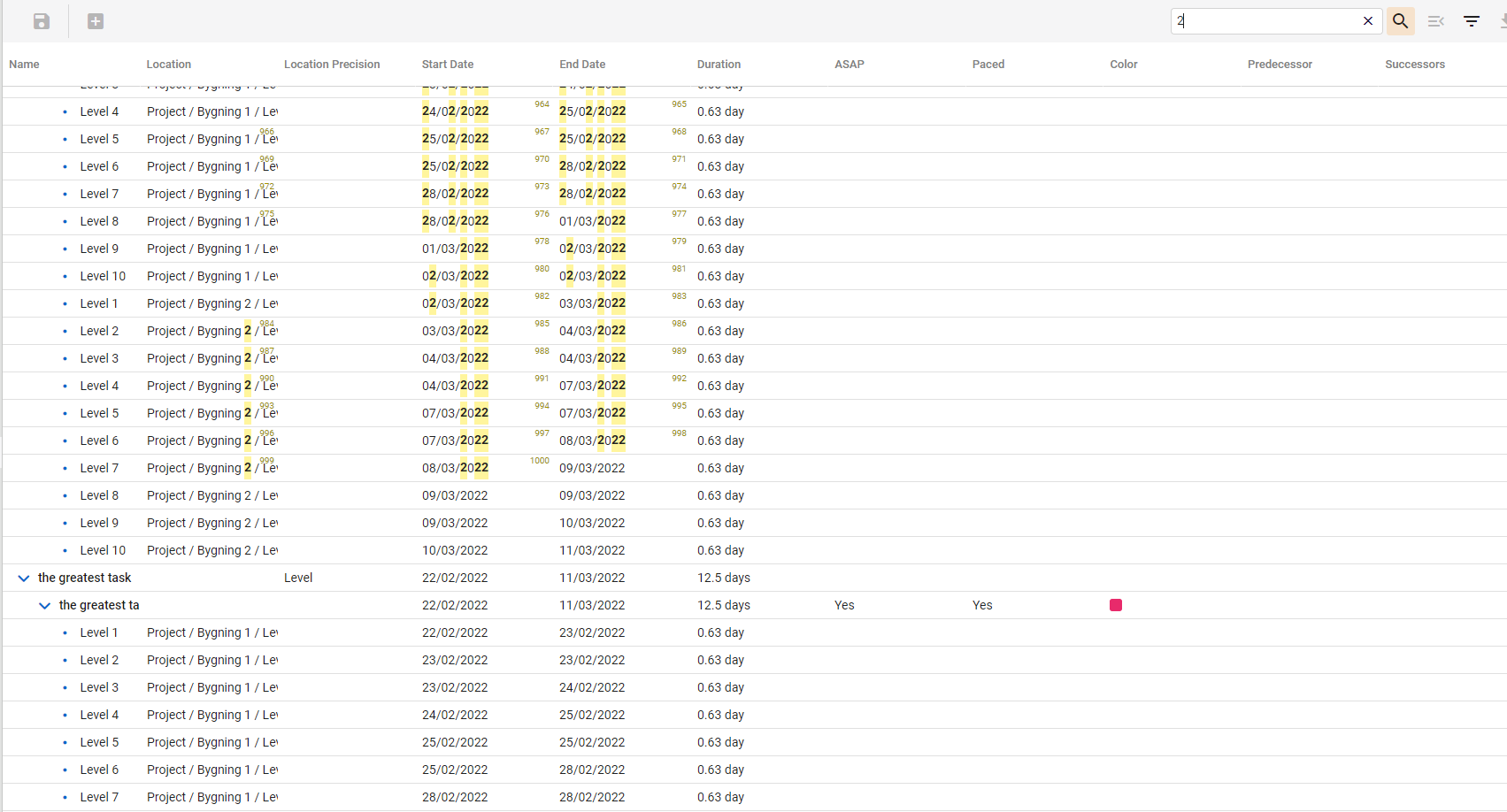 Bryntum Grid search feature limited to 1000 matches. · Issue #4459 · bryntum/support · GitHub