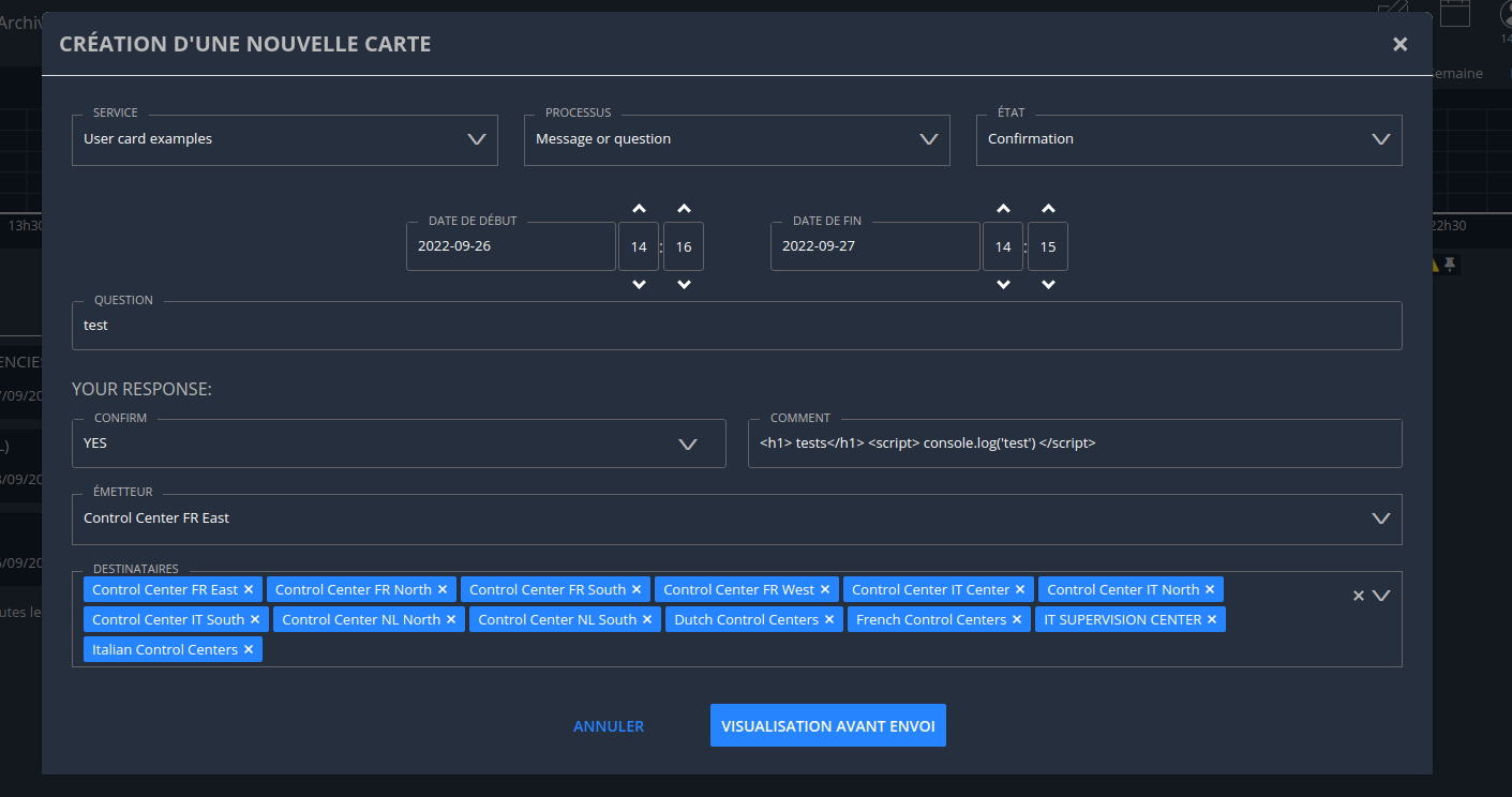 Potential Script Injection In Confirmation Example · Issue 3622 · Opfab Operatorfabric Core