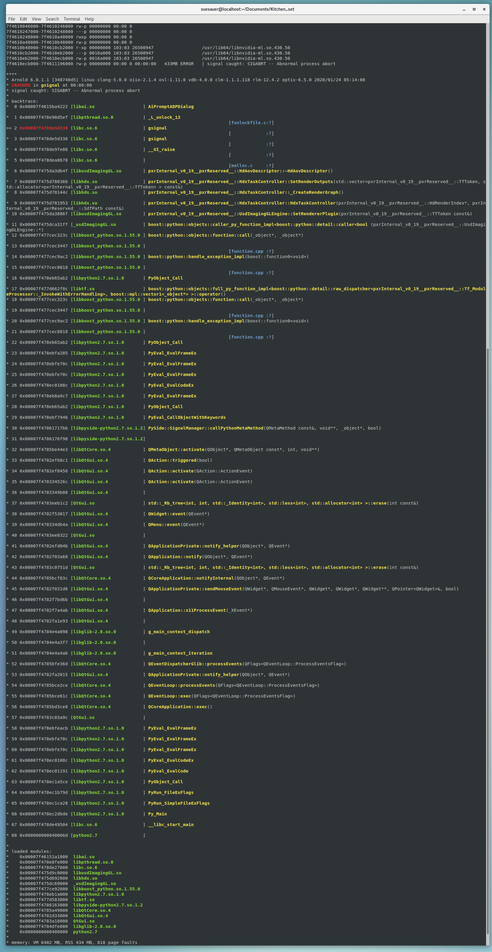 Still Having Issues With The Arnold Delegate In Usdview · Issue 251 · Autodeskarnold Usd · Github 8722