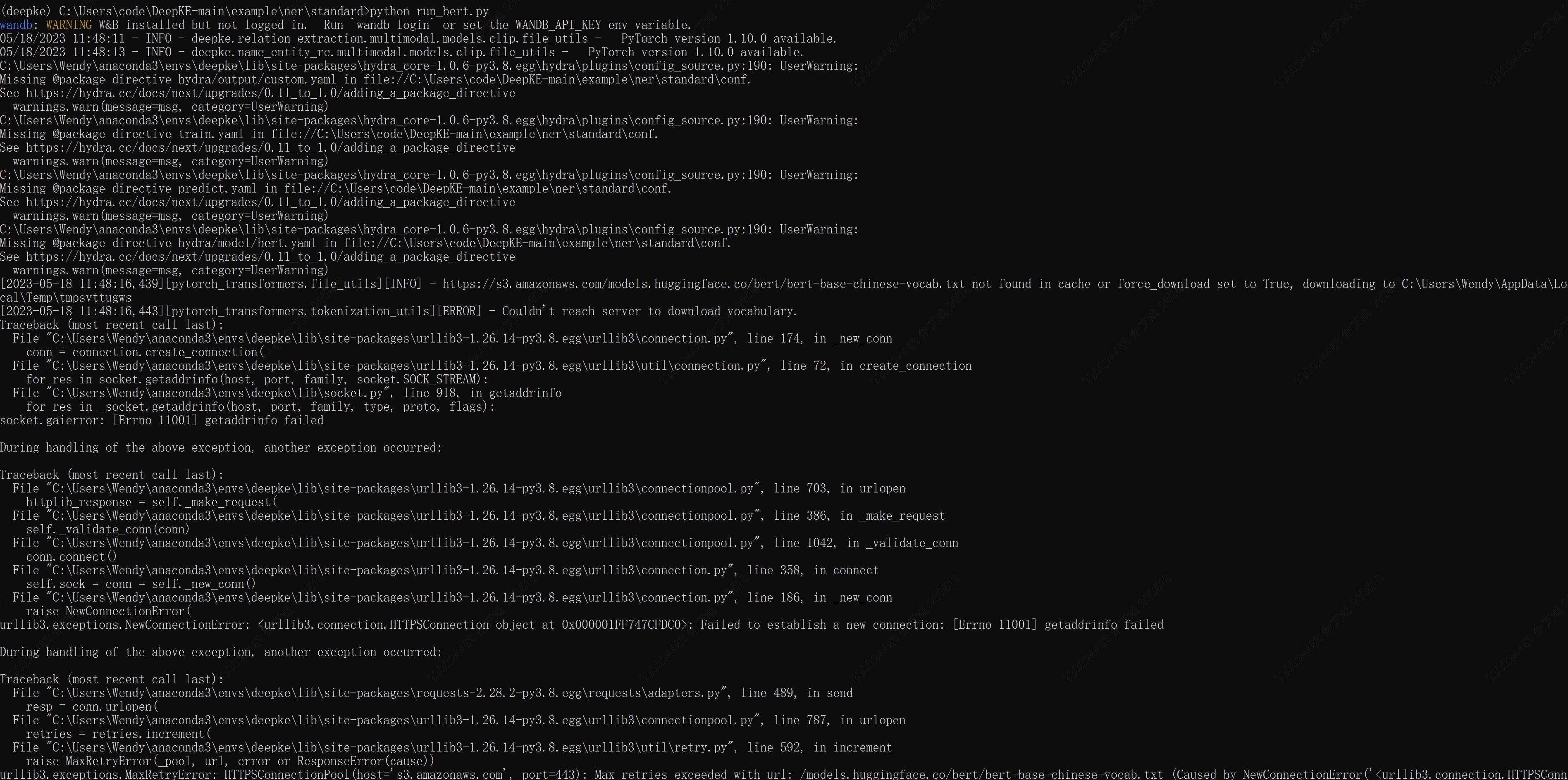 请问本软件如何在离线环境下使用？ · Issue #276 · zjunlp/DeepKE · GitHub