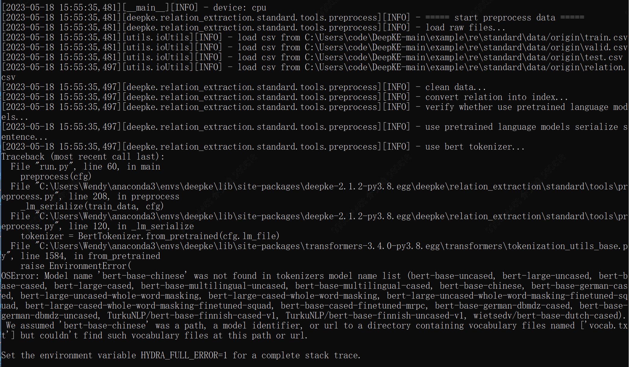 请问本软件如何在离线环境下使用？ · Issue #276 · zjunlp/DeepKE · GitHub