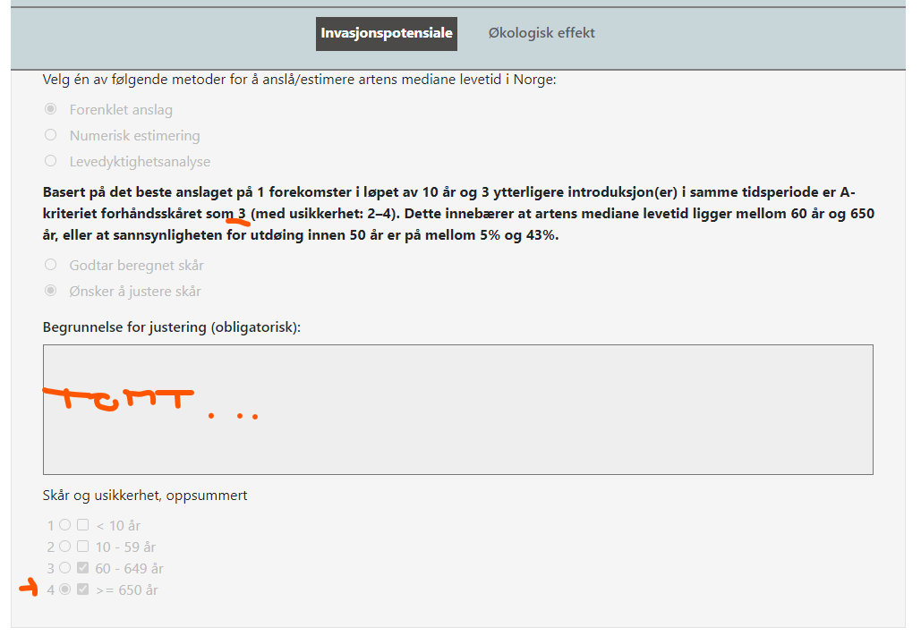 A-kriteriet: Bytting mellom estimeringsmetoder kan påvirke skår feil · Issue #661 ...
