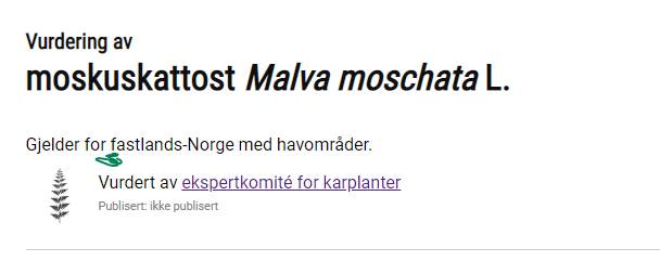 Artsside - stor F i Fastlands-Norge · Issue #1123 · Artsdatabanken/Assessments · GitHub