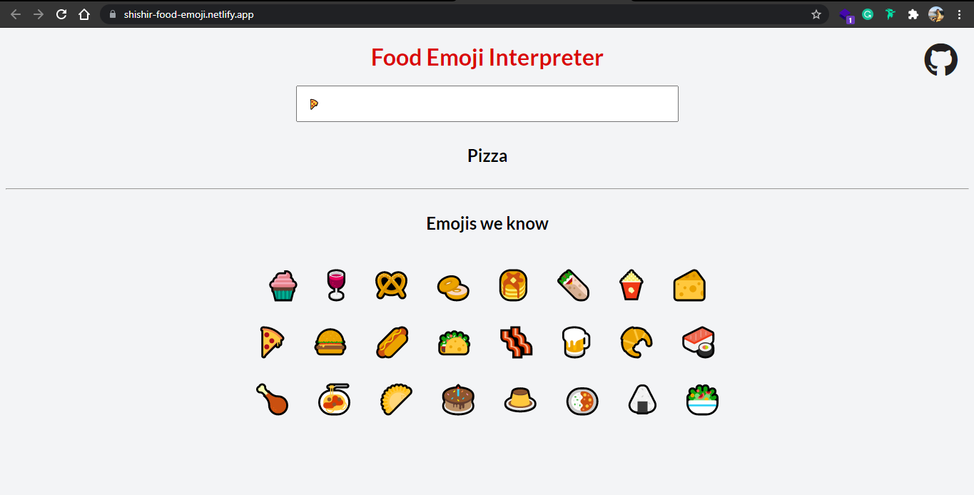 GitHub - shishirneupane/food-emoji-interpreter-app: Food emoji ...