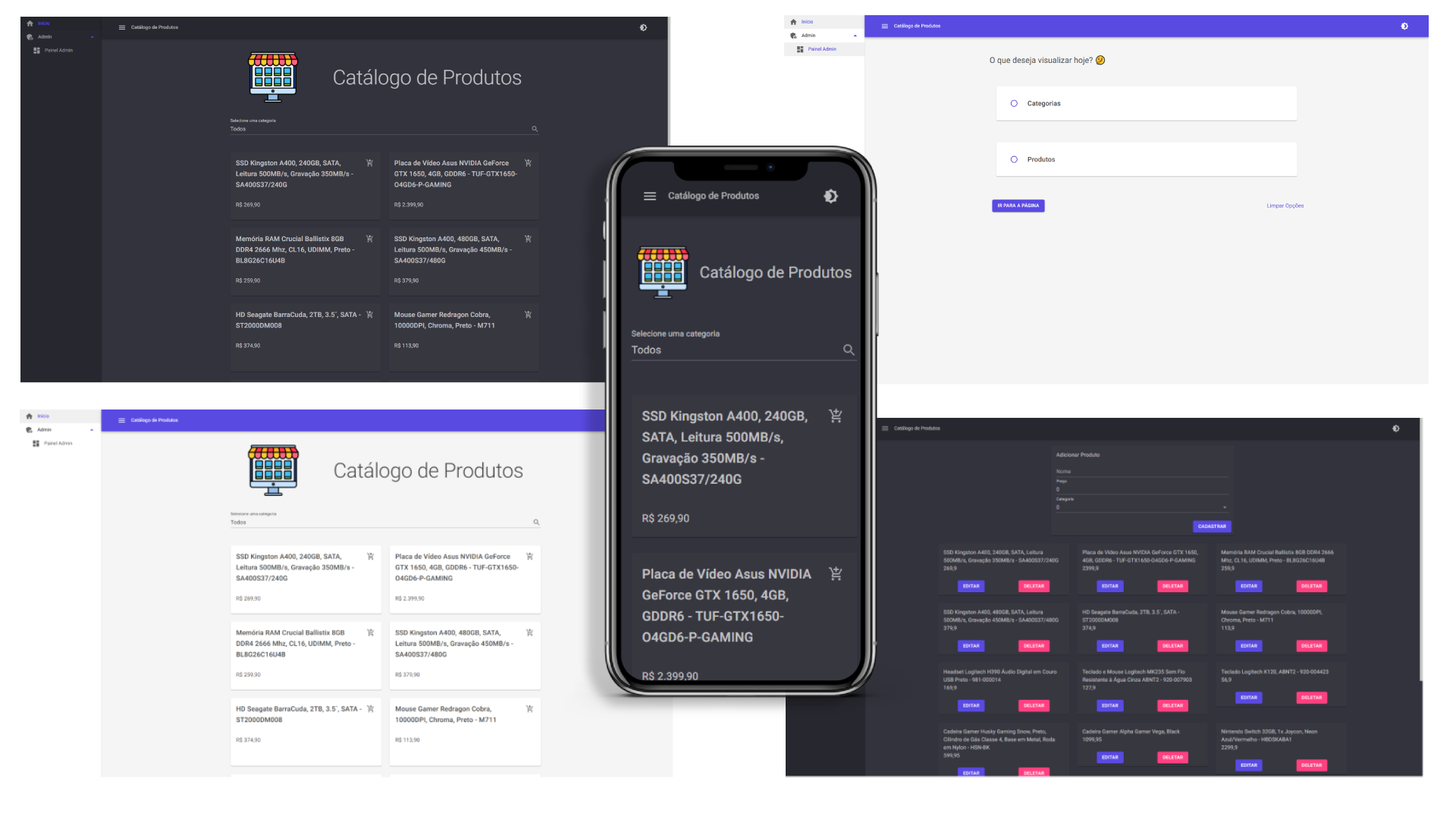 GitHub - antonvinicius/products-catalog: Website for a ACME store that ...
