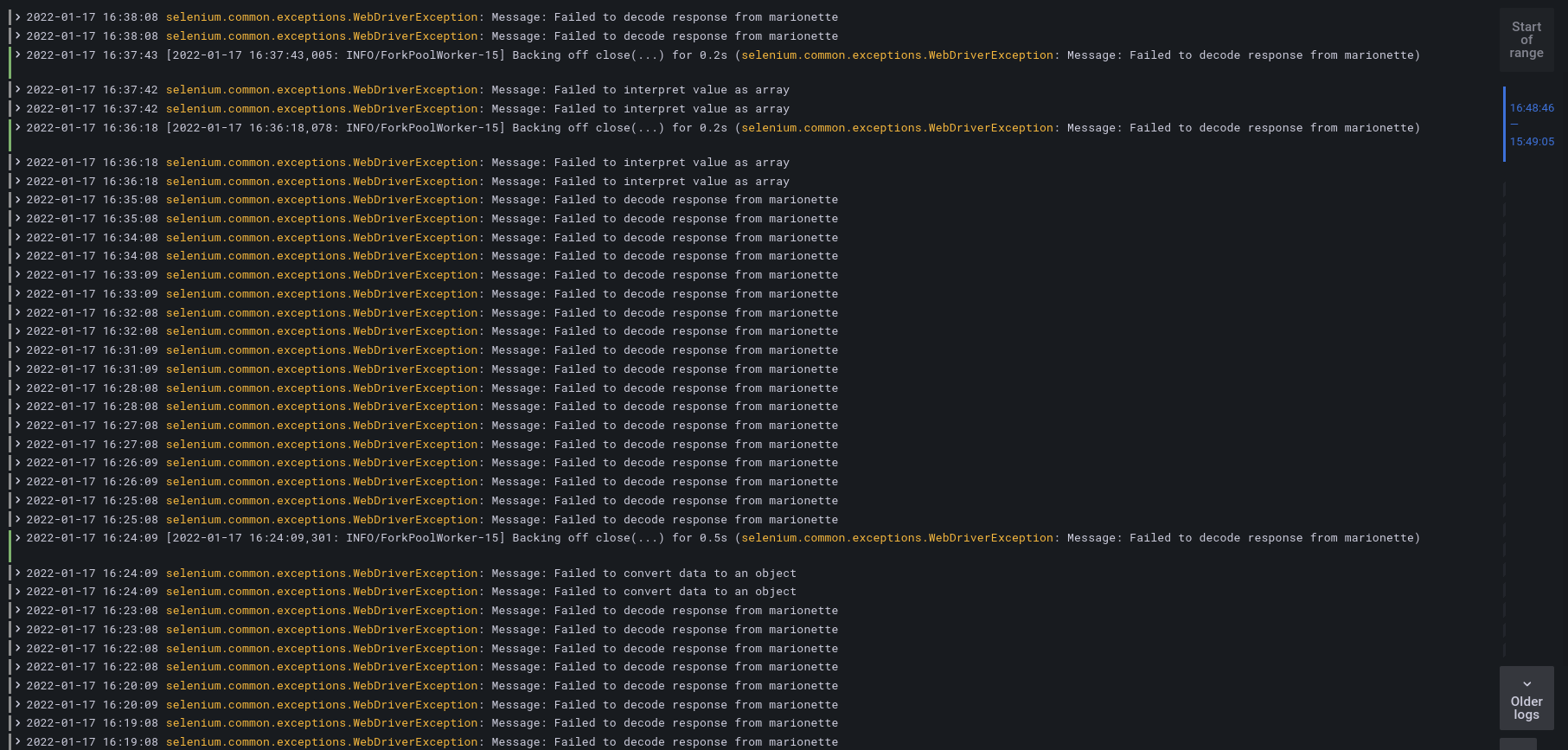 Sending Email Report Selenium Driver 3 Different Errors · Issue 18066 · Apachesuperset · Github