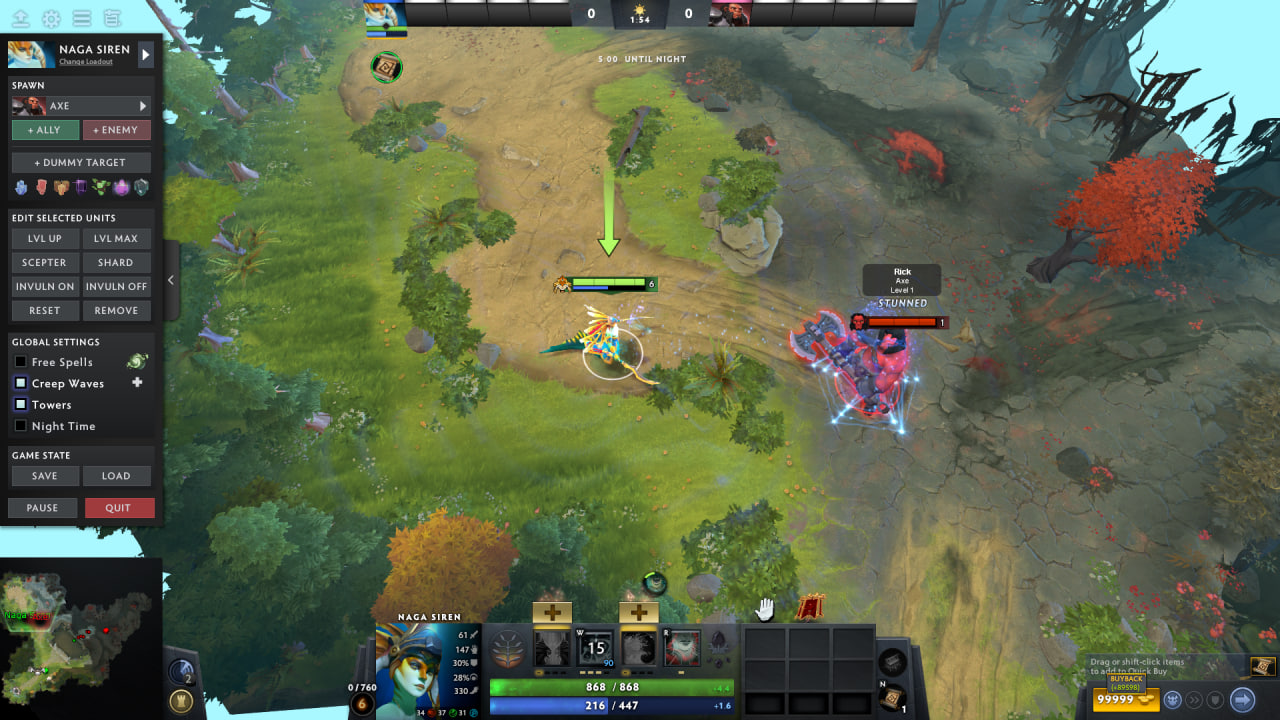 Naga Siren's Ensnare in Song of Siren · Issue #13030 · ValveSoftware/Dota2-Gameplay · GitHub