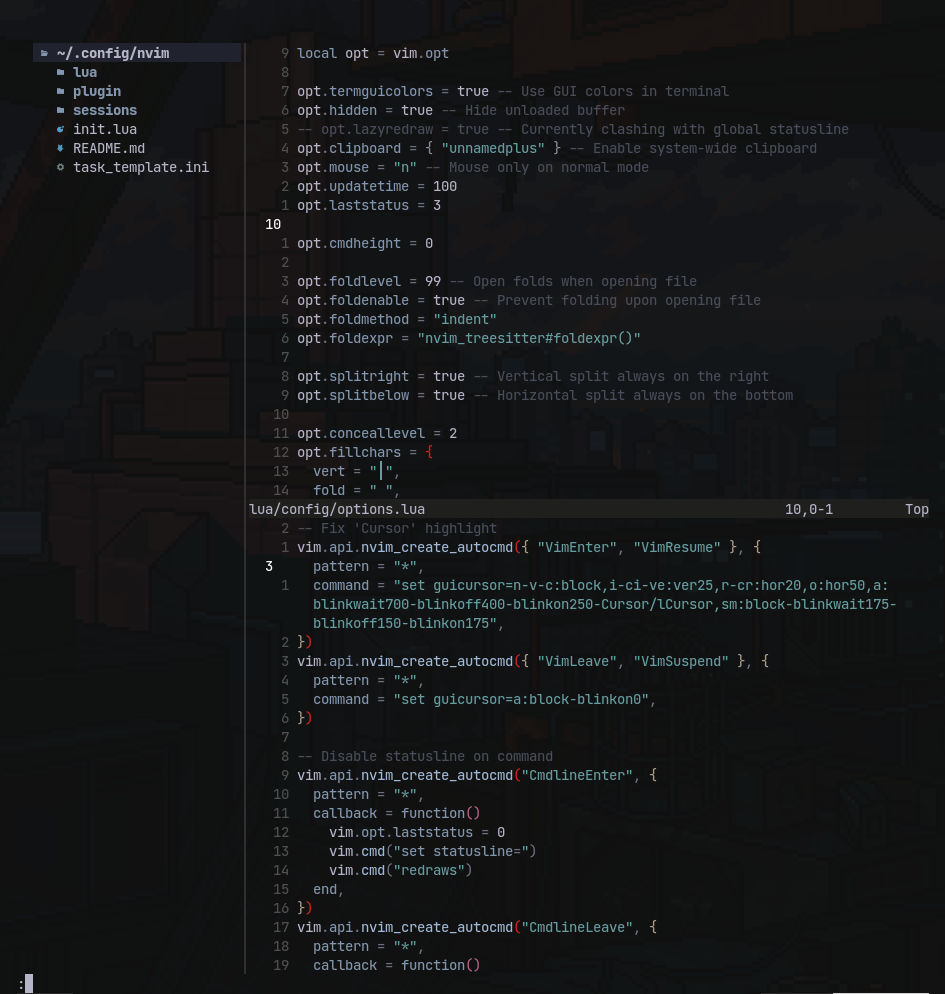 [Bug] Cannot disable statusline using autocmd · Issue #248 · famiu/feline.nvim · GitHub