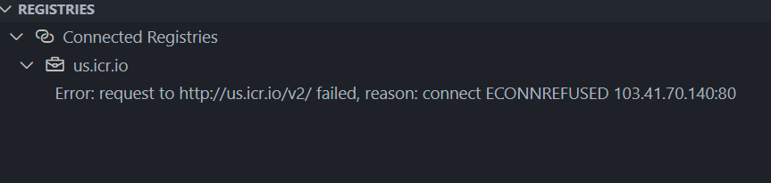 Unable to connect to IBM Container Registry · Issue #3961 · microsoft/vscode-docker · GitHub