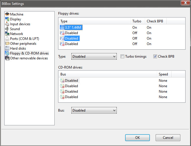 When another drive is selected, the cursor stays highlighted on the previously selected drive ...