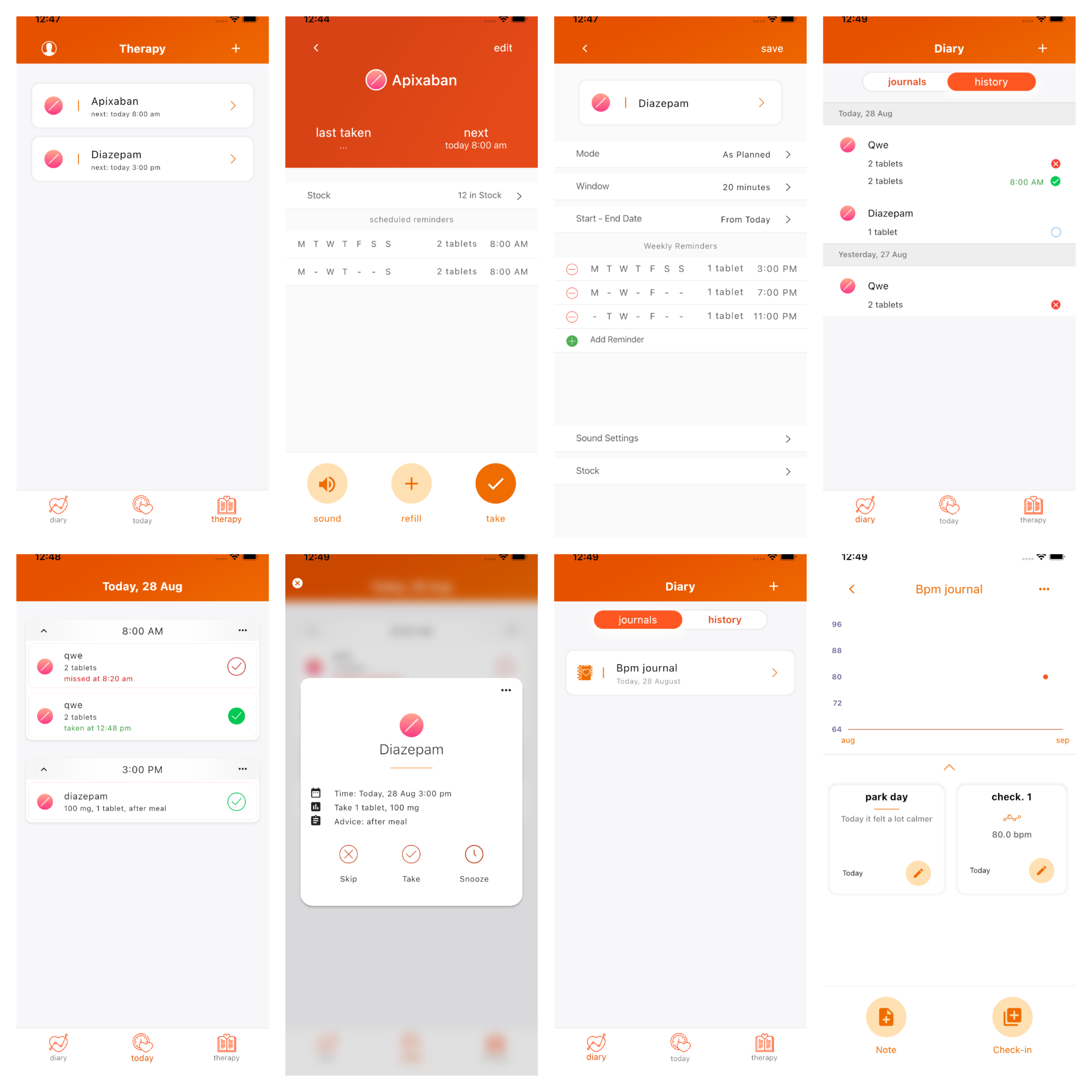 GitHub - SoftbutterTeam/Diabetty-flutter: A medication scheduler, health journal and reminder ...