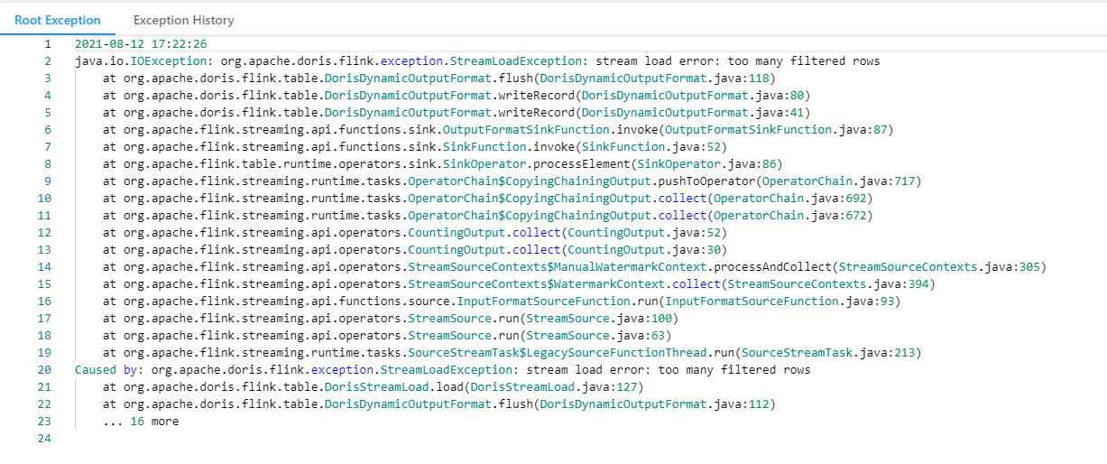 doris-flink-connecter数据换行配置不起作用 · Issue #6550 · apache/doris · GitHub
