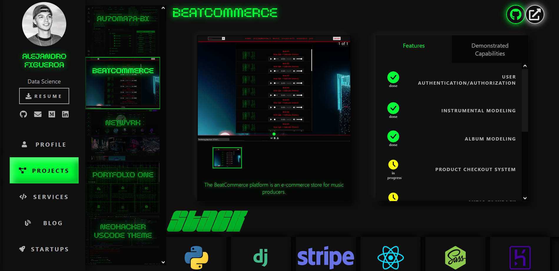 GitHub - cybrdelic/cybrvybe.github.io: Level up your personal brand with an exceptional software ...
