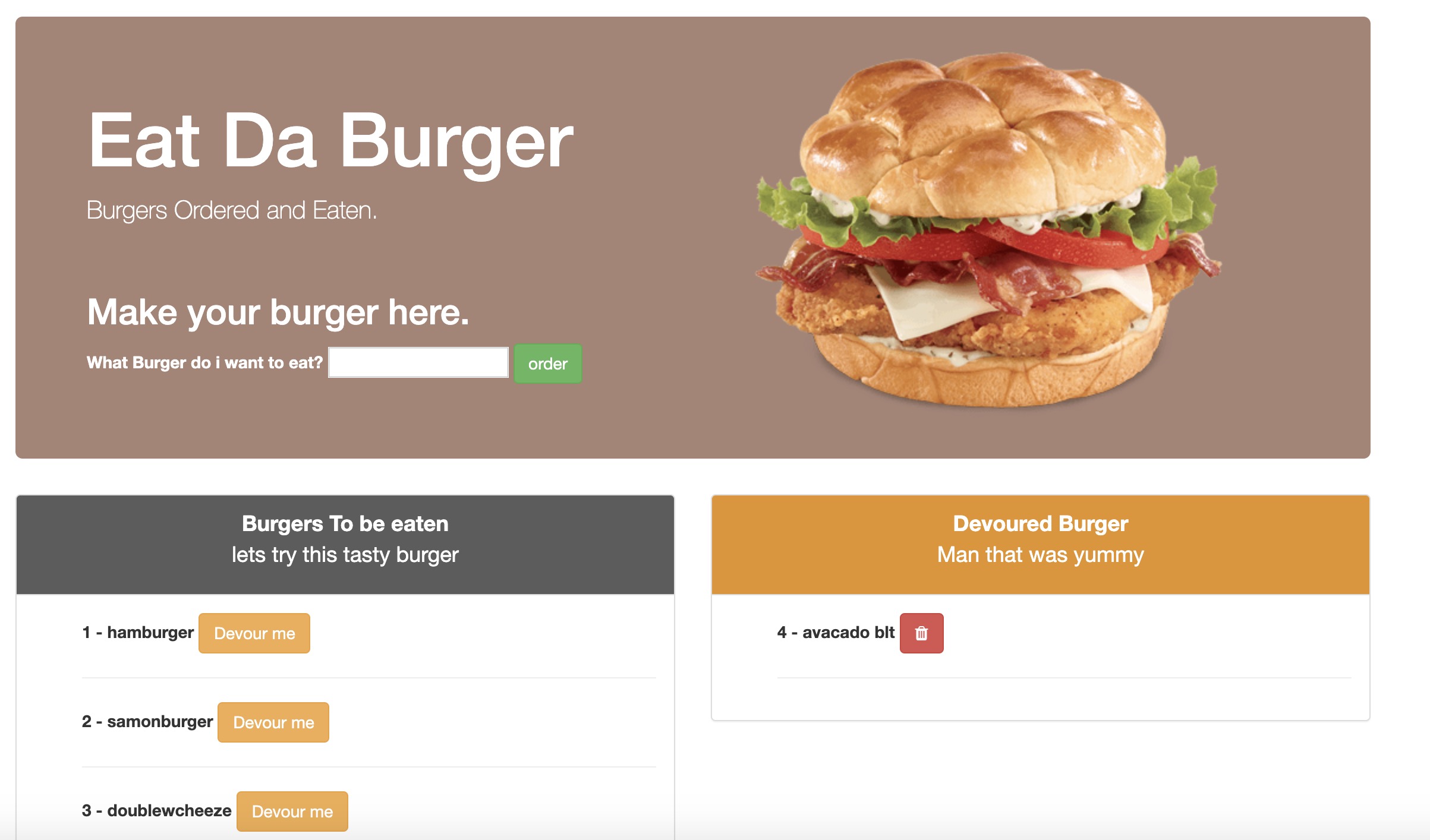 GitHub - ChristopherNeill/burger