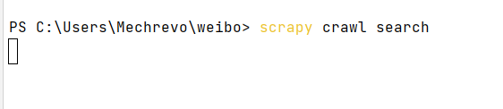 scrapy crawl search没有反应 · Issue #138 · dataabc/weibo-search · GitHub