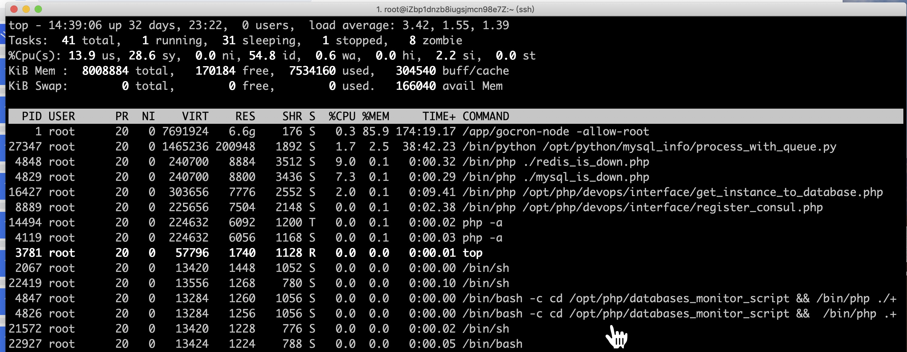gocron-node 进程的内存占用高 · Issue #196 · ouqiang/gocron · GitHub