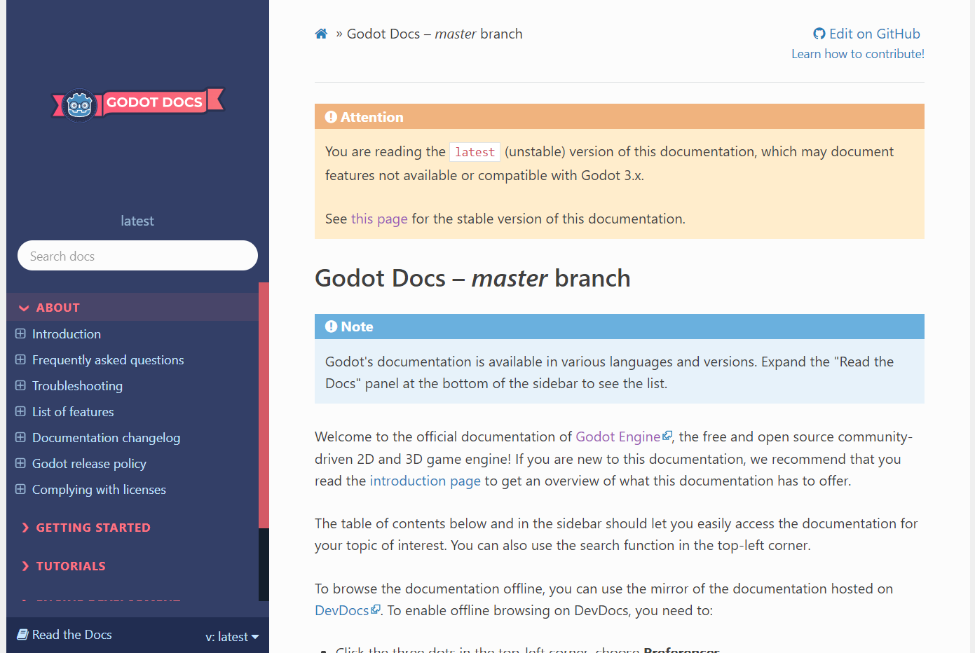 Side-bar scrolling zone is small when at top of document · Issue #5978 ...
