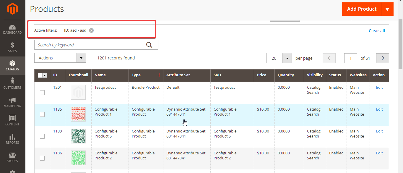 missing validation for admin grid filters · Issue #28464 · magento/magento2 · GitHub