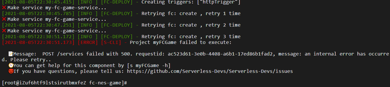 运行 s deploy报下面这个错 · Issue #166 · Serverless-Devs/Serverless-Devs · GitHub
