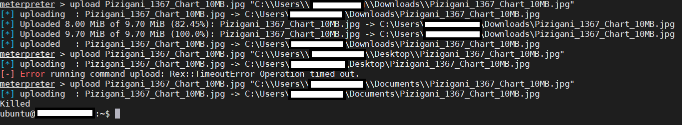 Windows Meterpreter (x64) Session - Upload Issues · Issue #13612 · rapid7/metasploit-framework ...