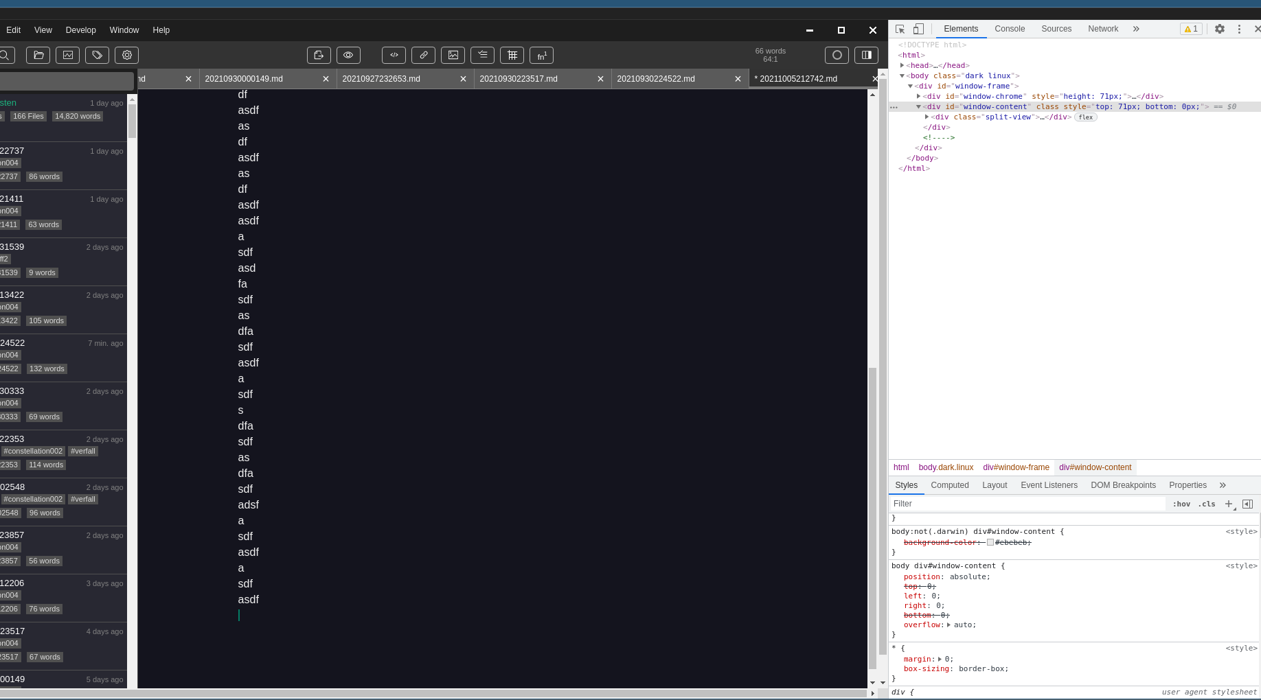 [Bug] there are so much scrollbars · Issue #2561 · Zettlr/Zettlr · GitHub