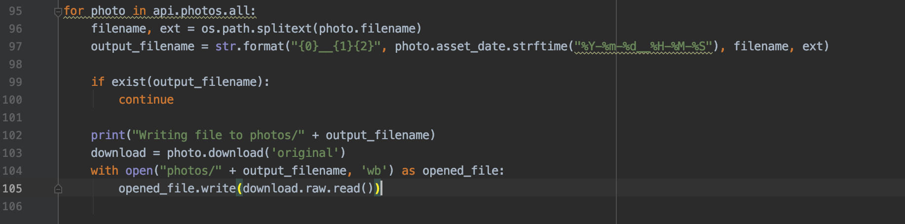 Photos: Download large videos get OverflowError: signed integer is ...