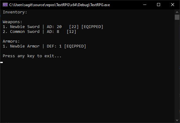 GitHub - sagidev/TextRPG: Simple endless console rouglelike