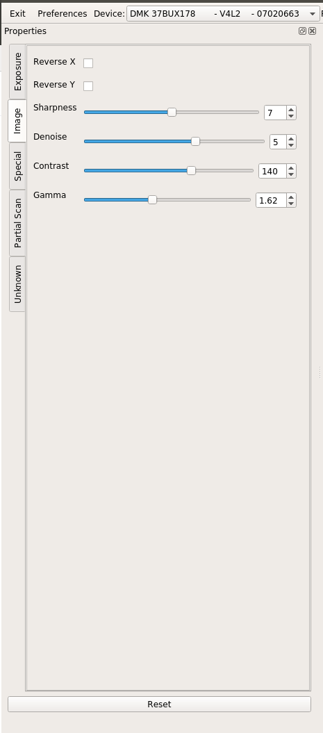 Cannot set camera image properties · Issue #356 · TheImagingSource/tiscamera · GitHub