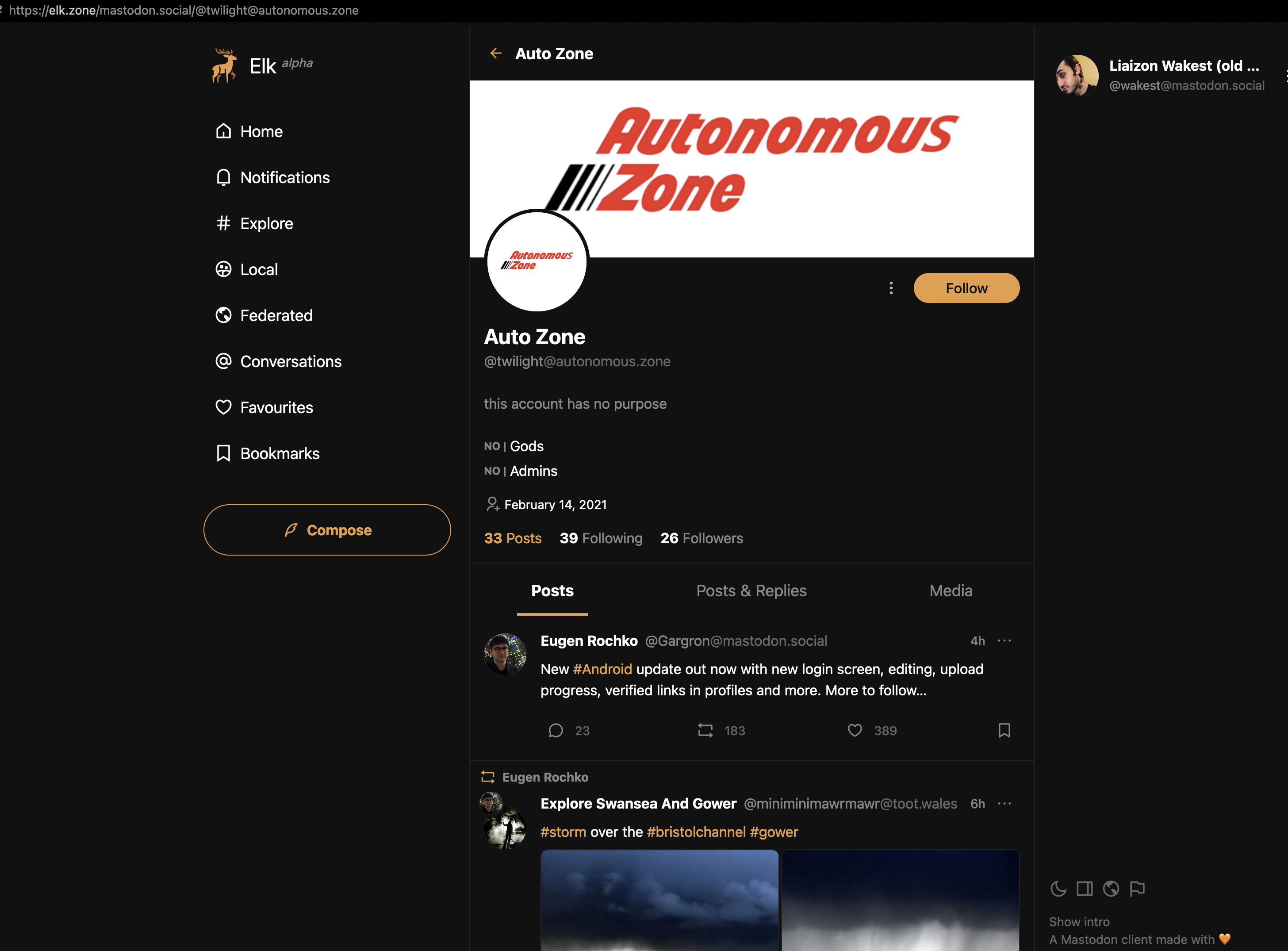 Mixed profile data between profiles · Issue #366 · elk-zone/elk · GitHub