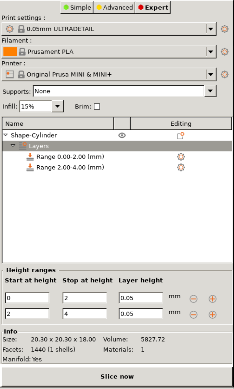 BUG: cannot add more than one height range modifier · Issue #5743 · prusa3d/PrusaSlicer · GitHub