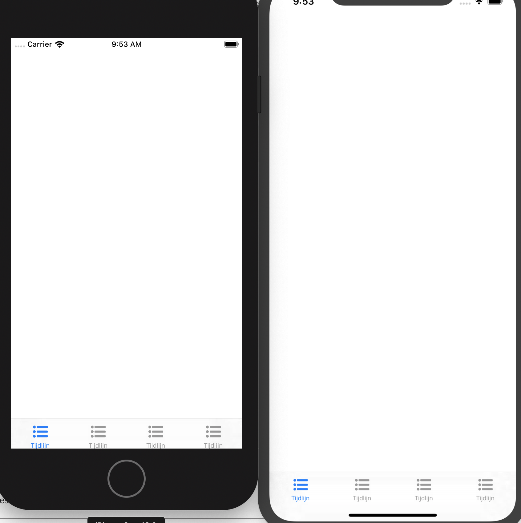 TabView buttons incorrect alignment with iOS13 · Issue #7767 ...